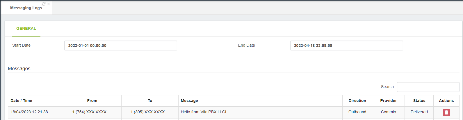 Integrate Commio SMS Service With VitalPBX - Powerful Possibilities Ahead!
